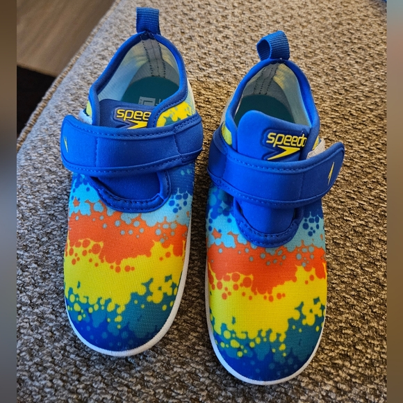 Speedo | Shoes | Speedo Kids Water Shoes Blue And Yellow | Poshmark